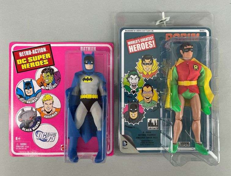 Group of 2 Batman Classic TV Series Action Figures - Matthew Bullock ...