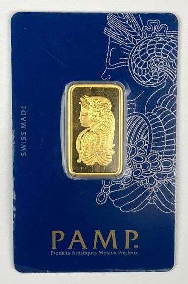 PAMP Suisse Lady Fortuna 1/2 oz .999 Fine Gold Ingot/ Bar - Matthew ...