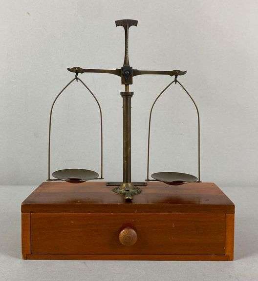 Antique Henry Troemner Apothocary Balance Scale - Matthew Bullock ...