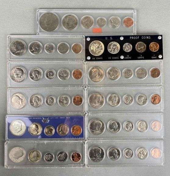 Group of 11 US Coin Proof Sets - Matthew Bullock Auctioneers