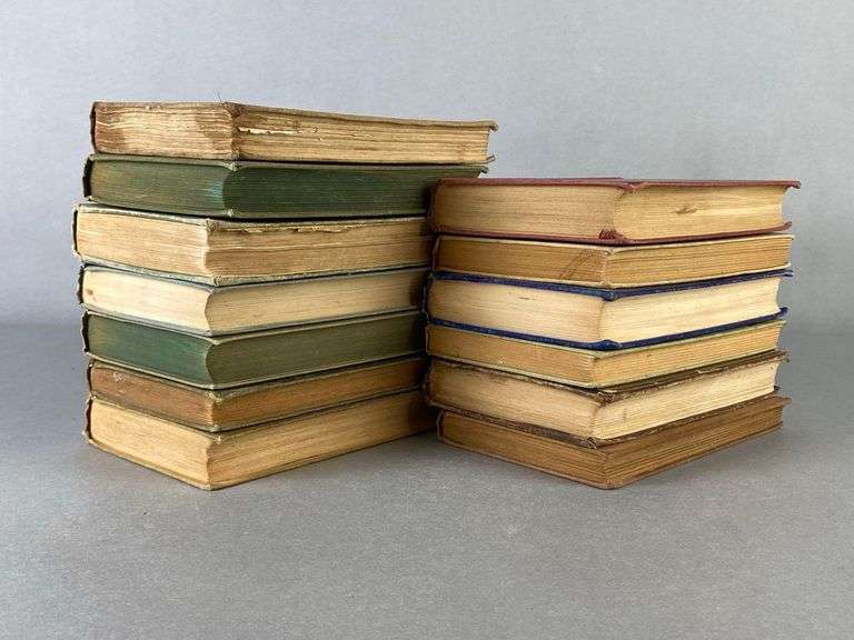 Group of 13 Horatio Alger Jr. Hardcover Books - Matthew Bullock Auctioneers