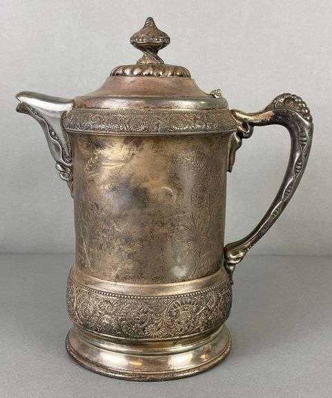 Antique Wilcox Quadruple Silverplate Water Pitcher - Matthew Bullock ...