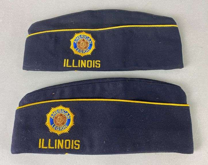 Group of American Legion Illinois Caps - Matthew Bullock Auctioneers