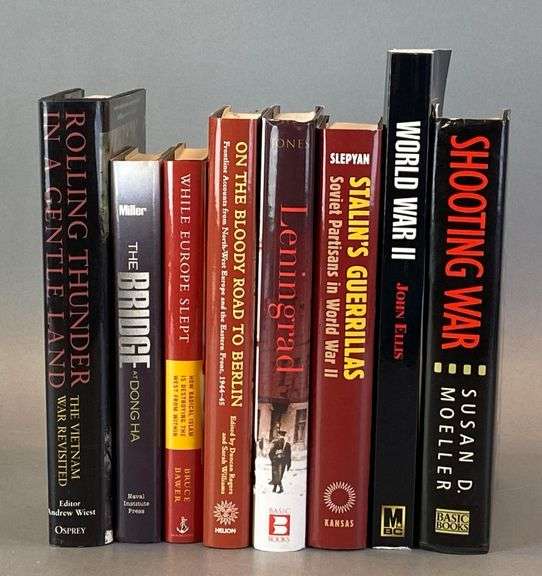 Group of 8 Military Books - Matthew Bullock Auctioneers