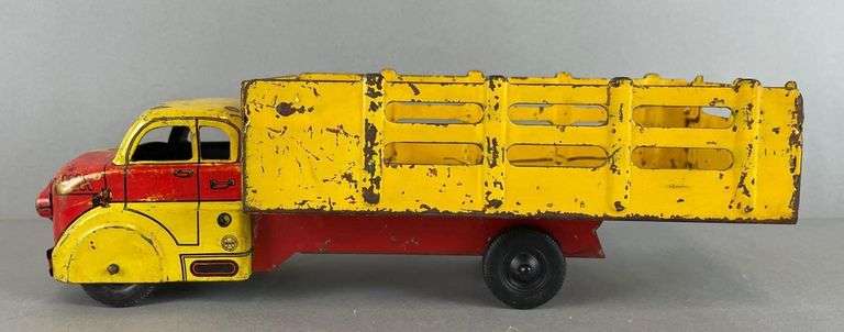 Vintage Marx Pressed Steel Dodge Stake Truck - Matthew Bullock Auctioneers