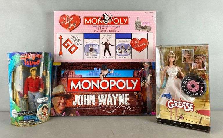 Group of 2 Monopoly Boards and More - Matthew Bullock Auctioneers