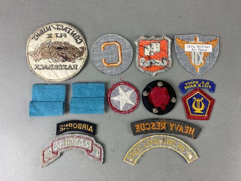 Group of WW2 and Later US Army Patches - Matthew Bullock Auctioneers