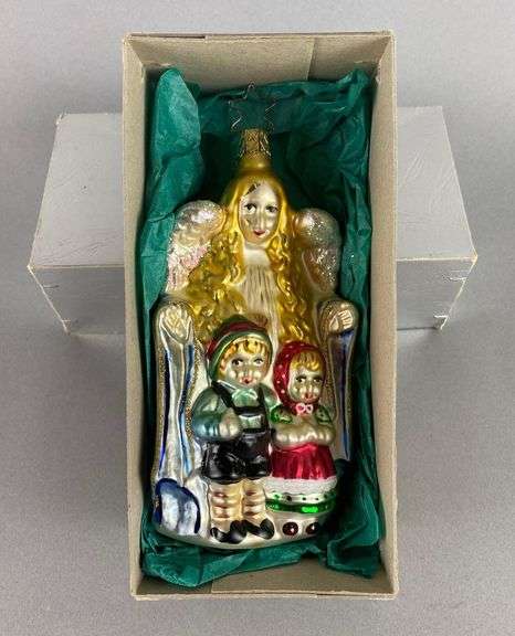 Signed 1999 German Inge-glas Blown Glass Angel Christmas Ornament ...