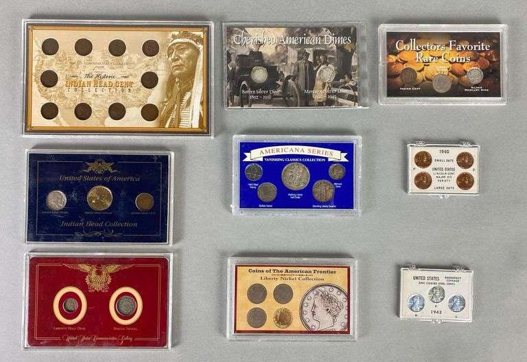 Group of 9 US Coin Sets - Matthew Bullock Auctioneers