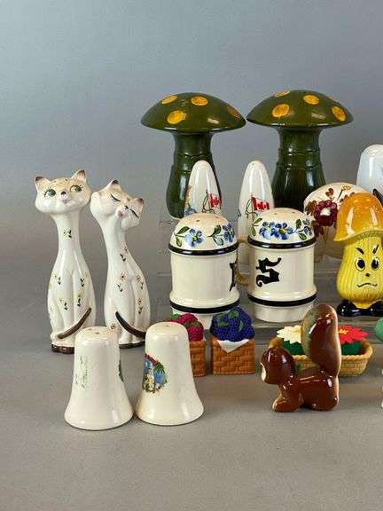 Group of Salt and Pepper Shakers - Matthew Bullock Auctioneers