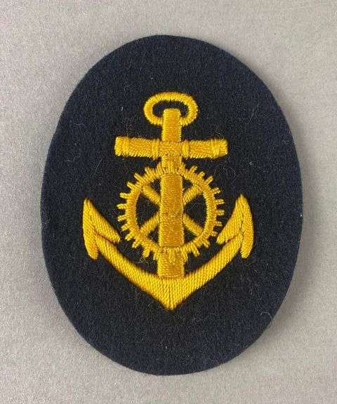 WW2 German Navy Technical Career Uniform Patch - Matthew Bullock ...