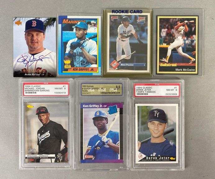 Group of 7 Iconic Baseball Player Trading Cards - Matthew Bullock ...