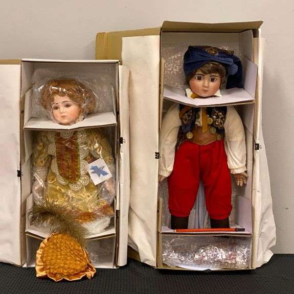Grou0 of 2 Premiere Porcelain Dolls - Matthew Bullock Auctioneers