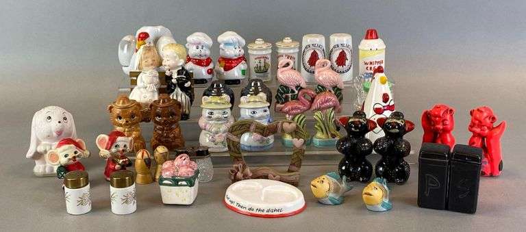 Group of Salt and Pepper Shakers - Matthew Bullock Auctioneers