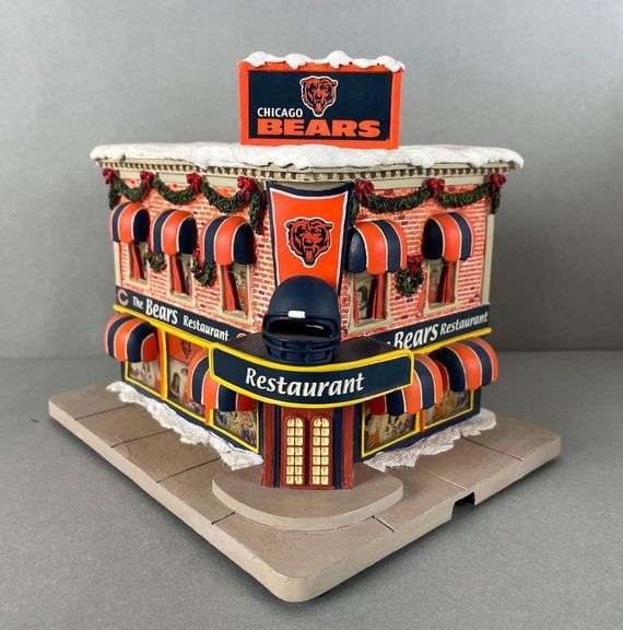 Hawthorne Village Chicago Bears Restaurant Christmas Village Building ...