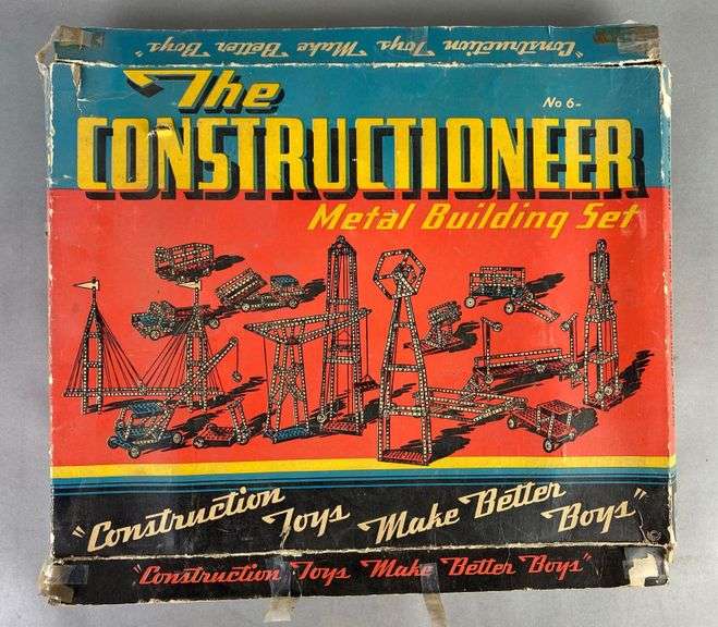 The Constructioneer No. 6 Metal Building Set - Matthew Bullock Auctioneers
