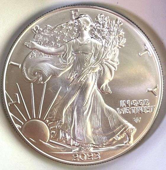 2023 US Mint American Silver Eagle 1 oz .999 Fine - Matthew Bullock Auctioneers