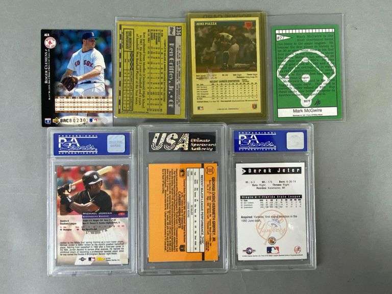 Group of 7 Iconic Baseball Player Trading Cards - Matthew Bullock ...