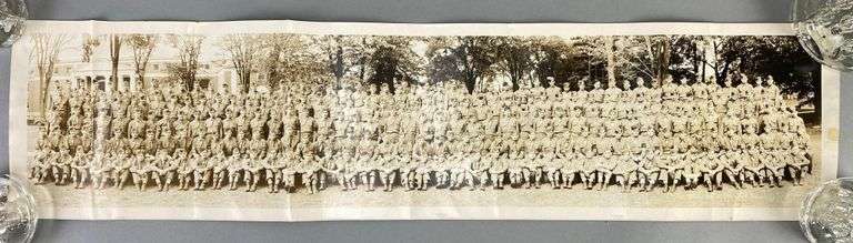 US Army Platoon Yard-long Photograph - Matthew Bullock Auctioneers