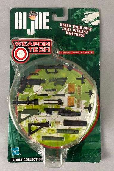 2002 Hasbro G I Joe Weapon Tech Diecast Toy 550/551 Assault Rifle ...