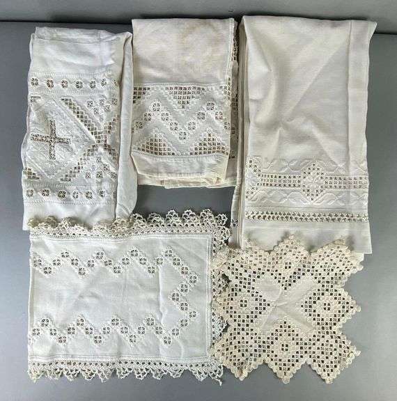 Group of Norwegian Hardanger Linens - Matthew Bullock Auctioneers
