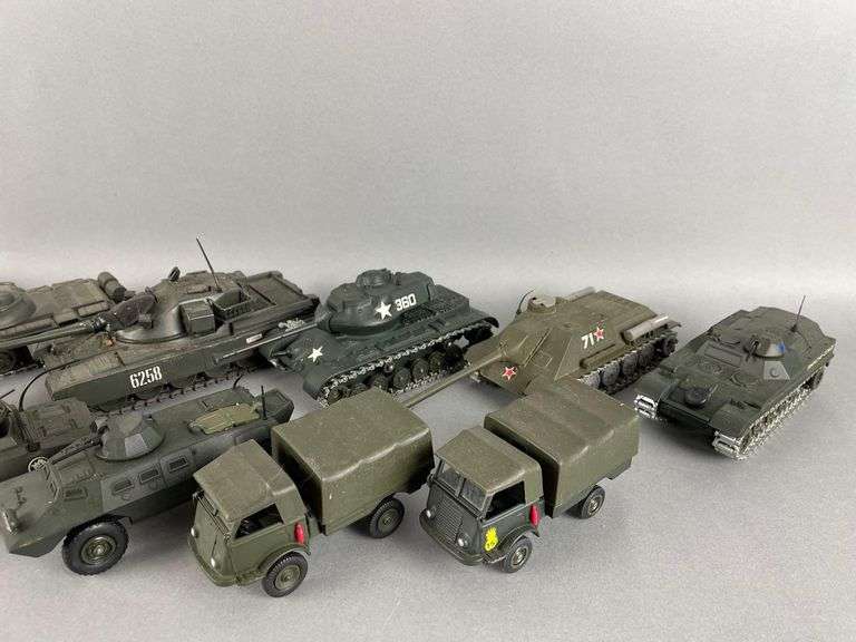 Group of Solido WW2 Era Die-Cast Tanks and Vehicles - Matthew Bullock ...