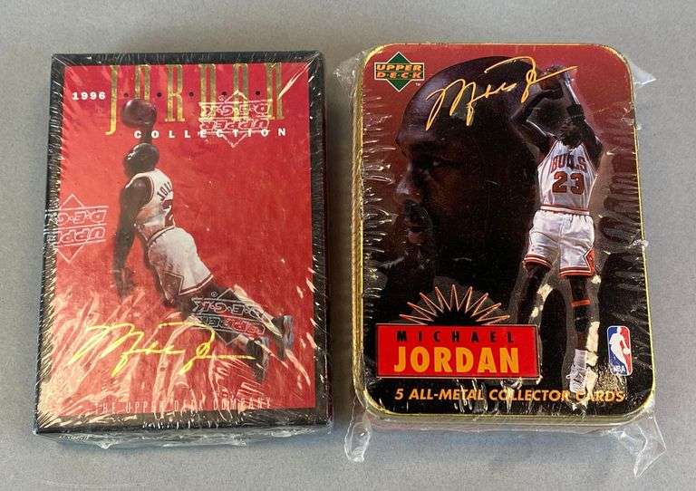 Group of Upper Deck Michael Jordan Metal and Blow Up Cards - Matthew ...