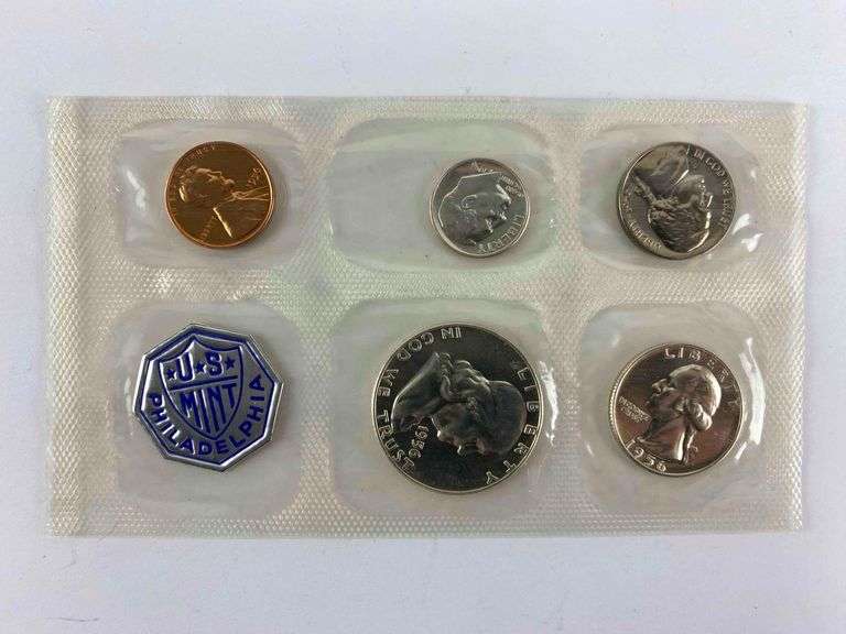 1956 US Mint Proof Coin Set - Matthew Bullock Auctioneers
