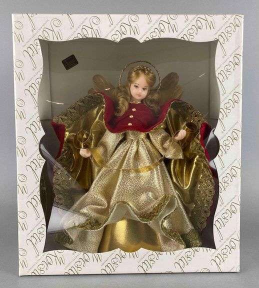 Koestel German Wax Angel Christmas Tree Topper - Matthew Bullock ...