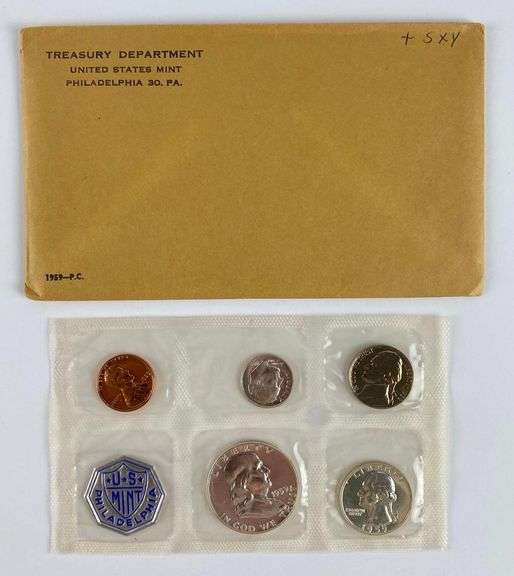 1959 United States Mint Proof Set - Matthew Bullock Auctioneers