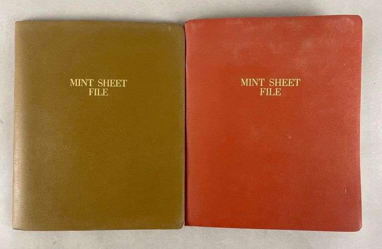 Group of Mint Sheet Files of U.S. Stamps - Matthew Bullock Auctioneers
