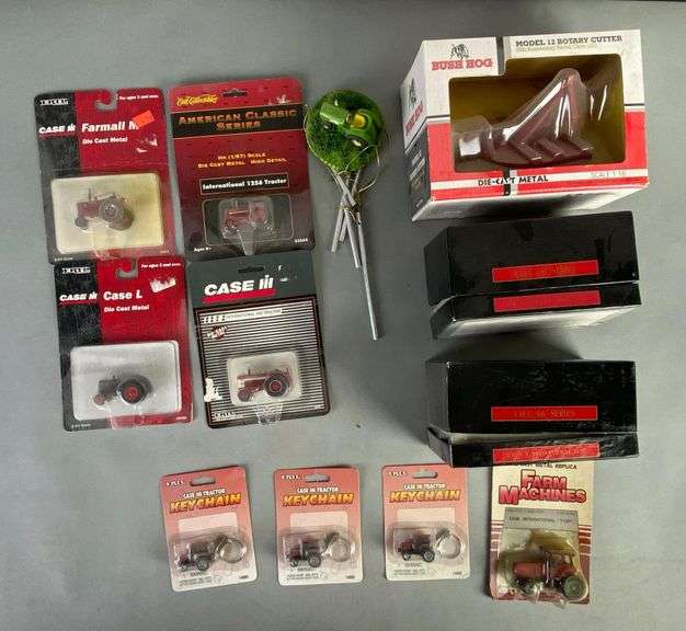Group of Die-Cast Case Tractors and More - Matthew Bullock Auctioneers