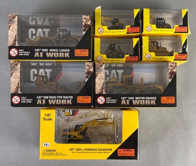 Group of CAT Die-Cast Heavy Equipment Vehicle Models - Matthew Bullock ...