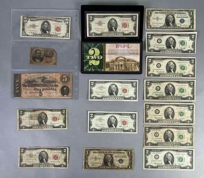 Group of US Paper Currency - Matthew Bullock Auctioneers