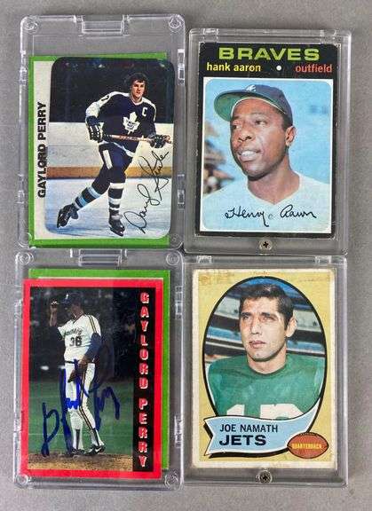 Group of 6 Iconic Sports Player Trading Cards - Matthew Bullock Auctioneers