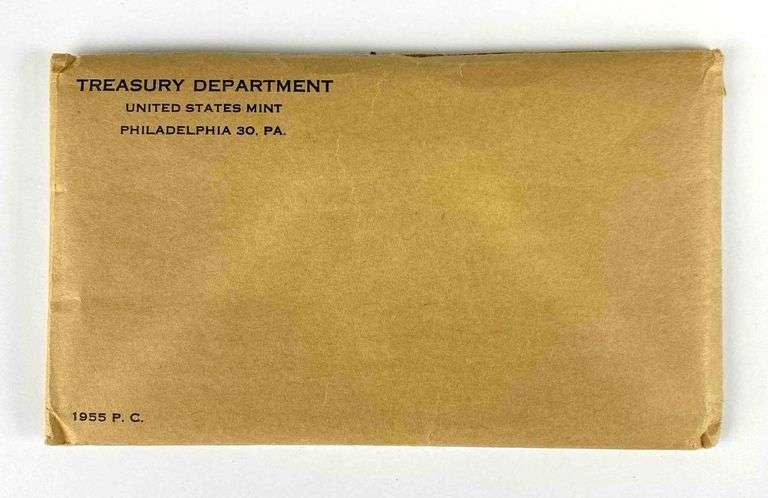 1955 US Mint Coin Proof Set - Matthew Bullock Auctioneers