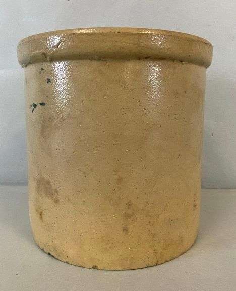 Antique 1 Gallon Salt Glazed Monmouth Pottery Co. Stoneware Crock ...