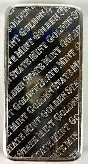 Golden State Mint 10oz .999 Fine Silver Ingot/Bar - Matthew Bullock ...
