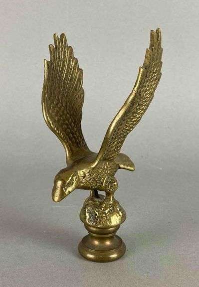 Antique Brass Eagle Finial - Matthew Bullock Auctioneers
