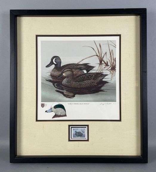 Signed and Numbered 1984 Illinois Duck Stamp Print with Stamp - Matthew ...