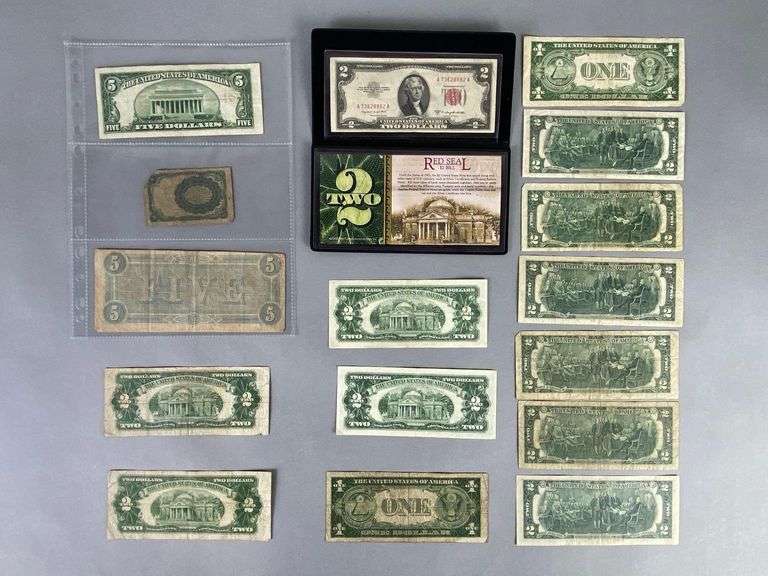 Group of US Paper Currency - Matthew Bullock Auctioneers