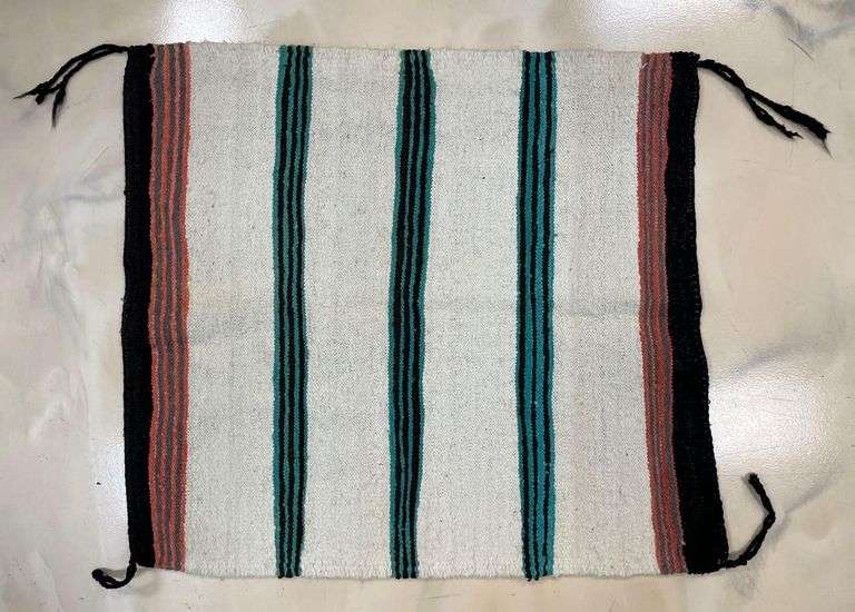 Skyview Ranch Navajo Striped Native American Wool Rug - Matthew Bullock ...