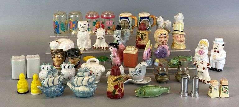 Group of Salt and Pepper Shakers - Matthew Bullock Auctioneers