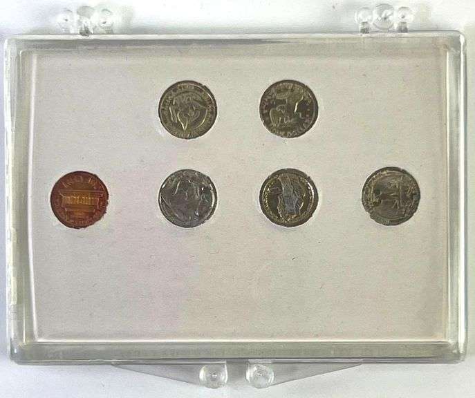 World's Smallest Coin set - Matthew Bullock Auctioneers