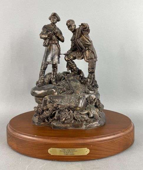 Limited Edition Big Sky Carvers The Captains Lewis and Clark Resin ...
