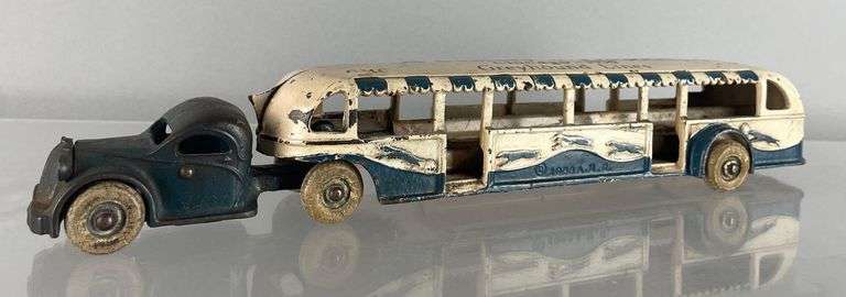 1934 Arcade Chicago Worlds Fair Cast Iron GMC Greyhound Vehicle ...