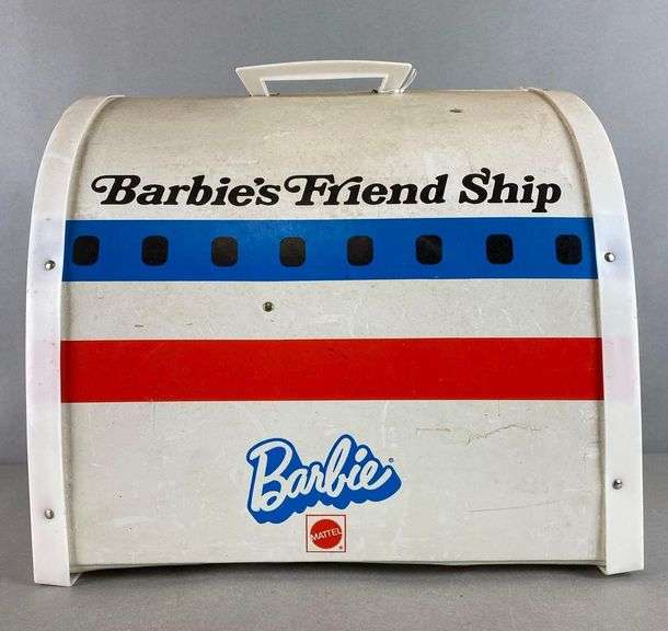 1972 Mattel Barbies Friend Ship Play Airplane - Matthew Bullock Auctioneers
