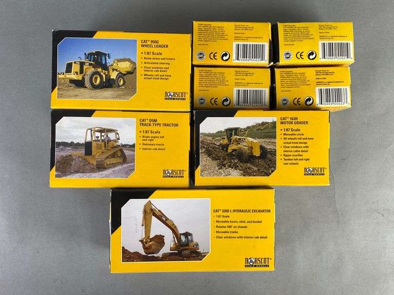 Group of CAT Die-Cast Heavy Equipment Vehicle Models - Matthew Bullock ...