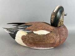 Hadley Collection Hand-Painted Wigeon Duck Sculpture - Matthew Bullock ...