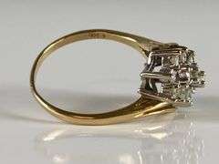 14KP Gold Diamond Ring - Matthew Bullock Auctioneers